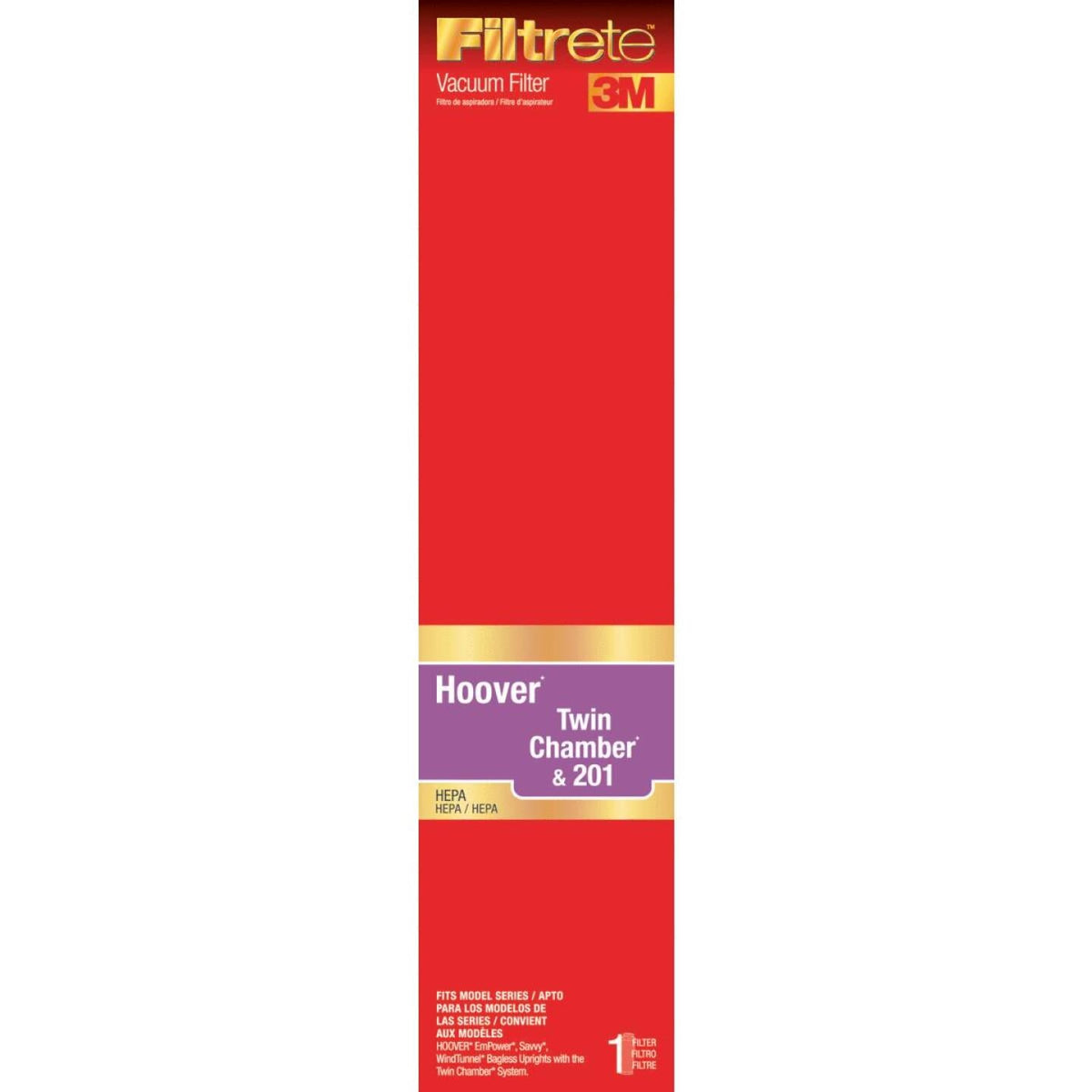 3M Filtrete Hoover Twin Chamber & 201 HEPA EmPower, Savvy, WindTunnel ...